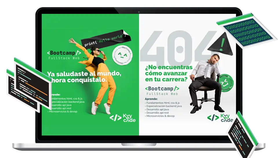 Keycode Bootcamp | Branding y campaña creativa