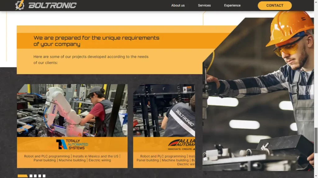 Boltronic | Creación One-Page