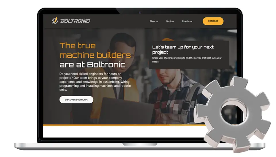 Boltronic | Creación One-Page